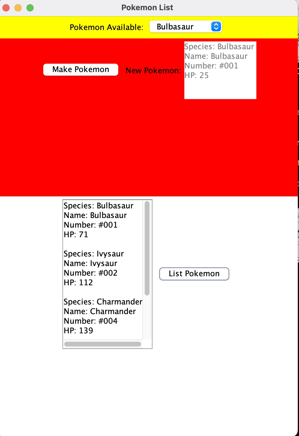 Pokemon menu GUI | Juncell Venzon | Professional Portfolio